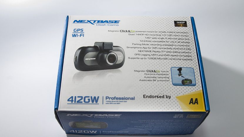 Test cameră DVR Nextbase 412GW
